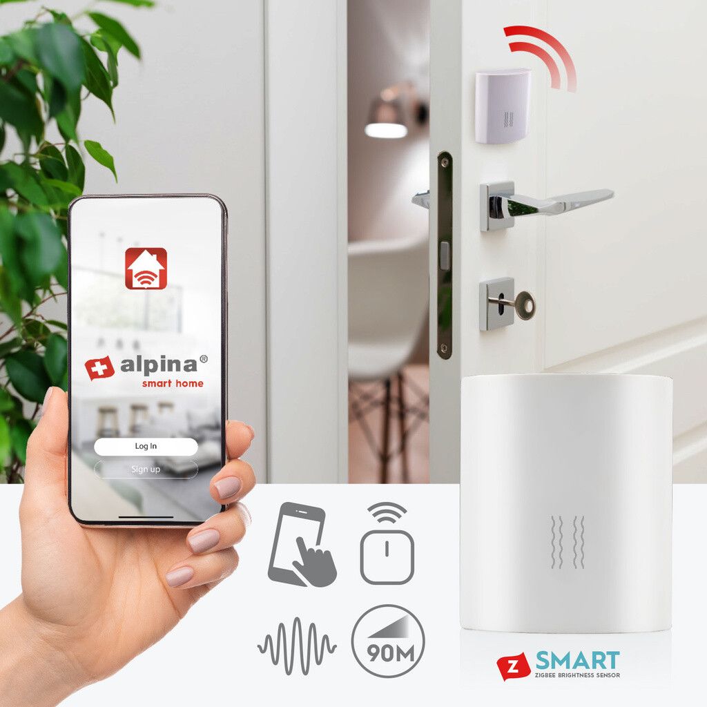 Alpina Smart ZigBee vibrationssensor Alpina Smart ZigBee vibrationssensor