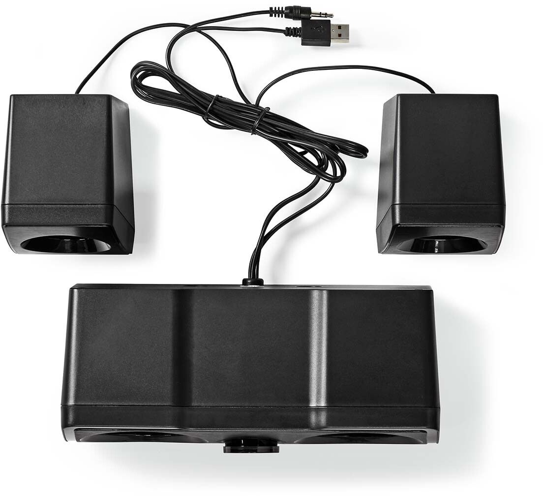 Nedis Gaming Speaker Set with Dual Subwoofer System