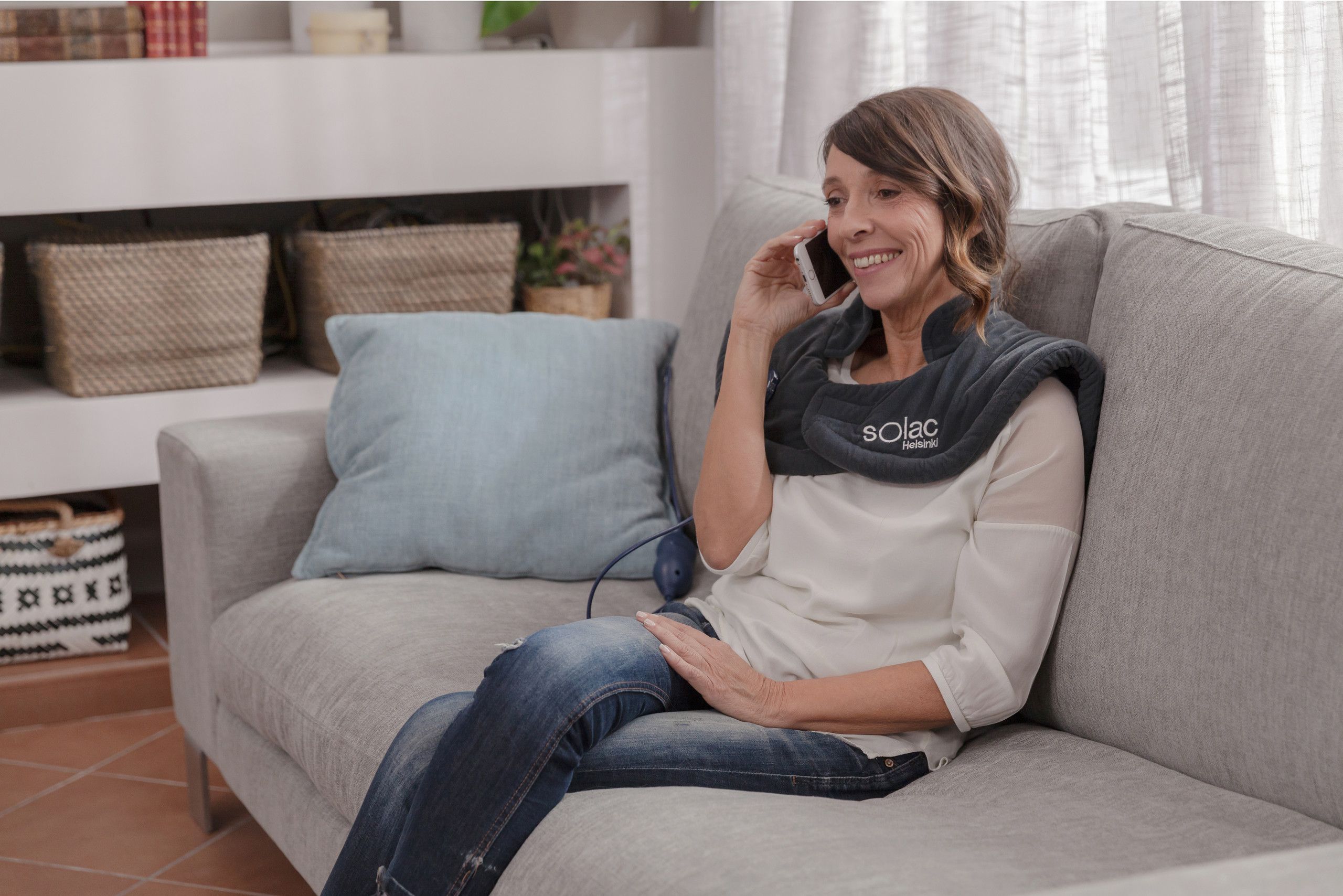 Solac Ergonomisk varmepude Helsinki nakke og skuldre