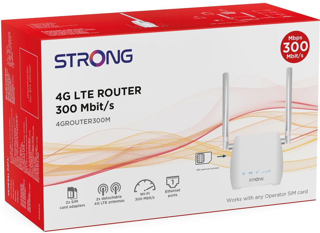 Strong 4G LTE Wifi Router 300M